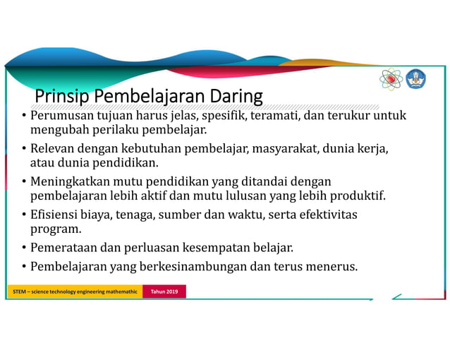 TIK pendukung daring STEM revisi | PPT
