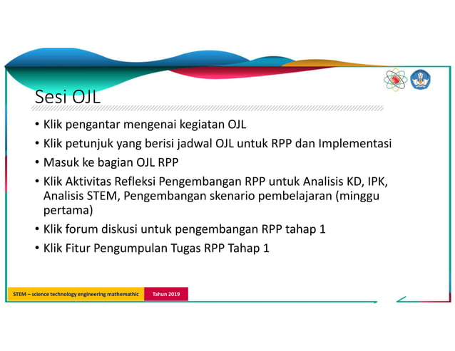 TIK pendukung daring STEM revisi | PPT
