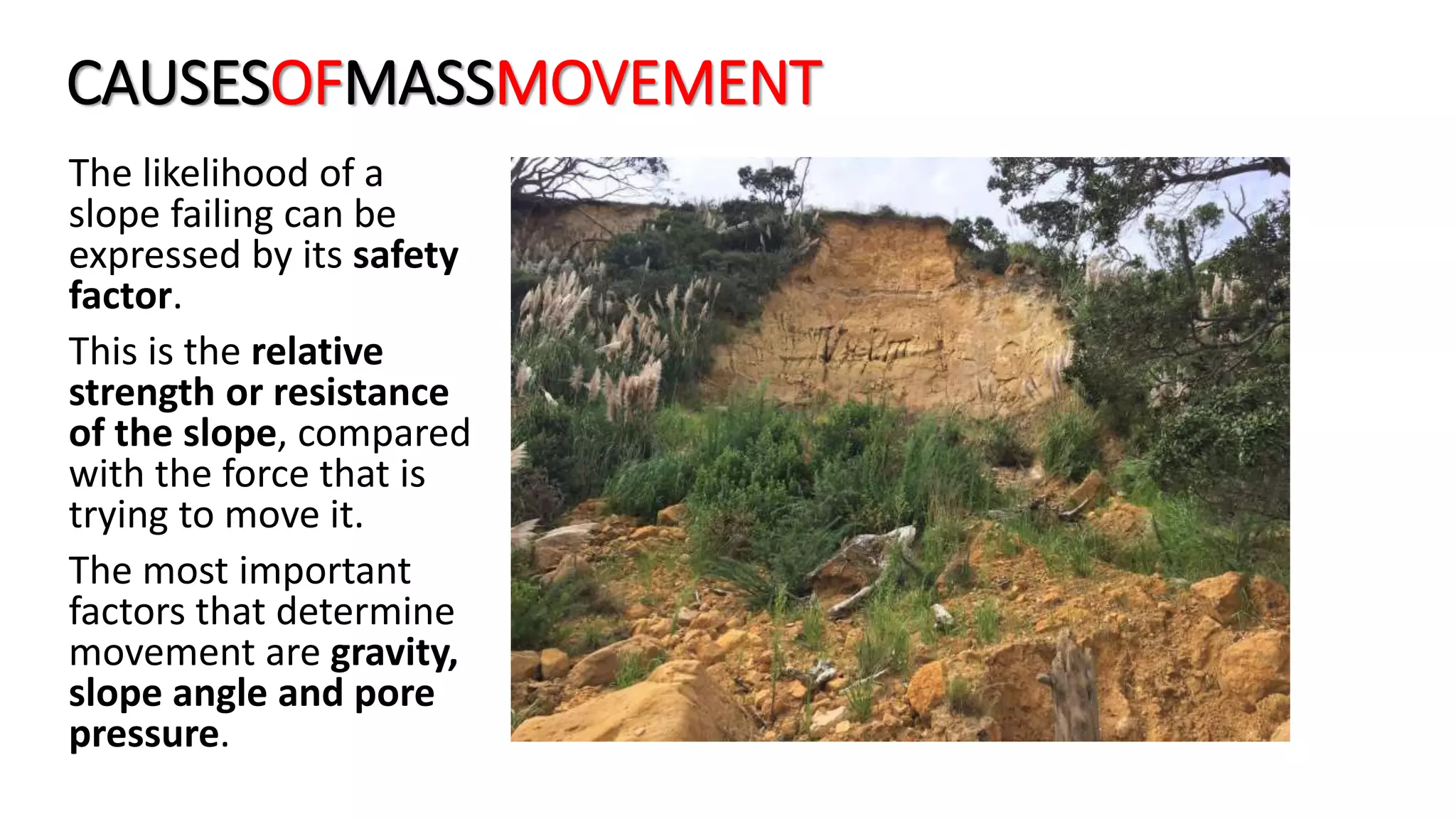 AS GEOGRAPHY - ROCKS AND WEATHERING: SLOPE PROCESSES AND DEVELOPMENT | PPTX