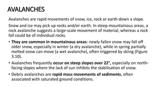 AS GEOGRAPHY - ROCKS AND WEATHERING: SLOPE PROCESSES AND DEVELOPMENT | PPTX