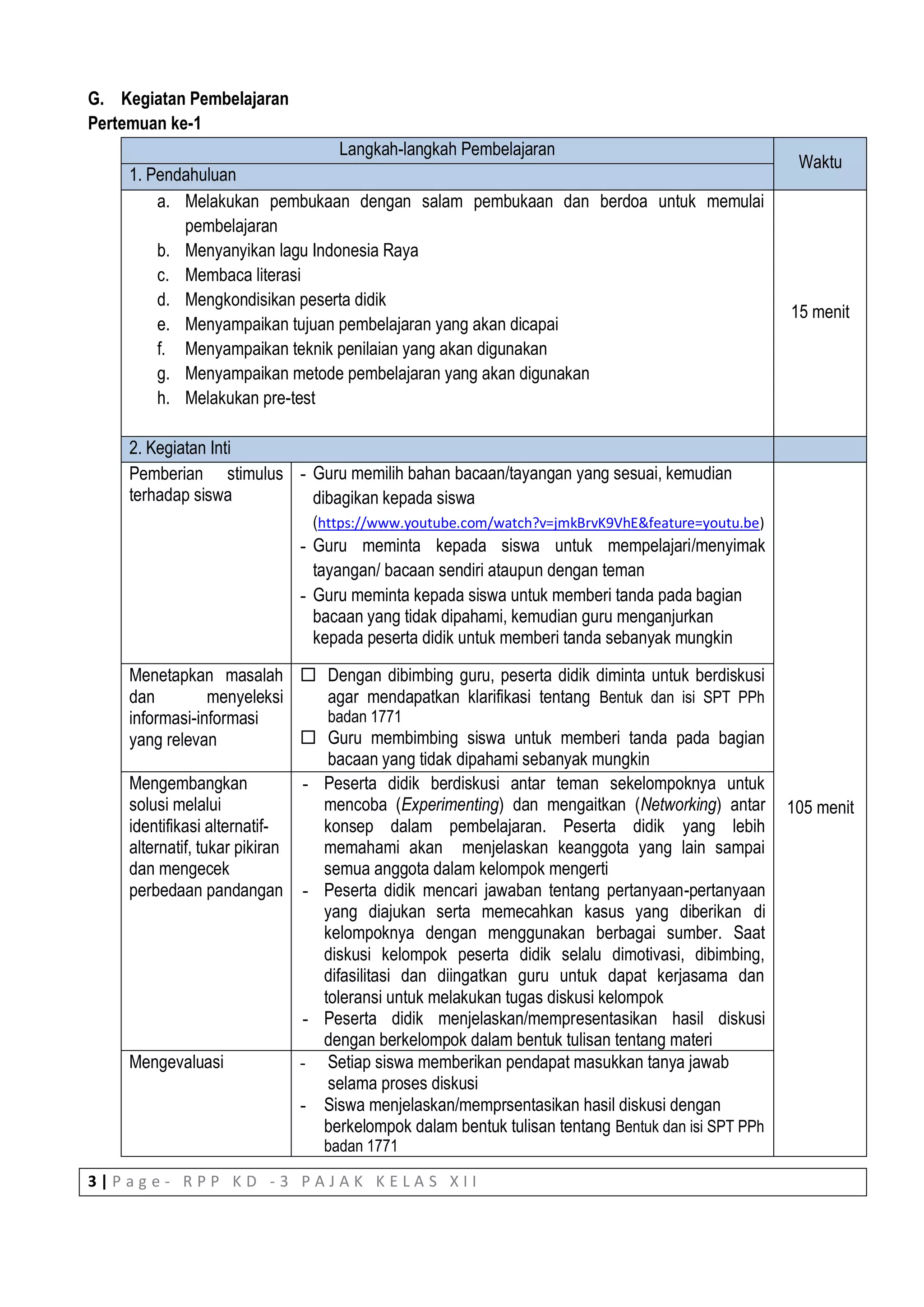 03. rpp kd 3-pajak kelas xii semester 1-aploud | PDF