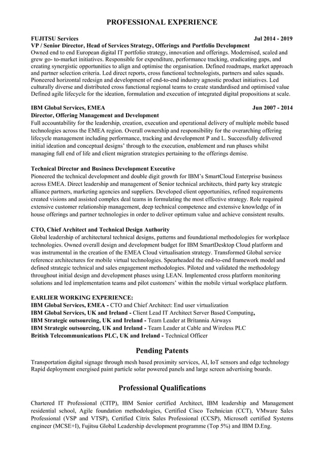 ATS Compliant Resume Template | PDF