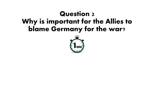 REVISION IGCSE CAMBRIDGE HISTORY: WAR GUILT CLAUSE | PPT | Free Download