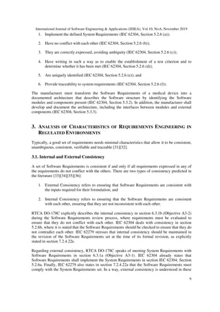 AN ANALYSIS OF SOFTWARE REQUIREMENTS SPECIFICATION CHARACTERISTICS IN ...