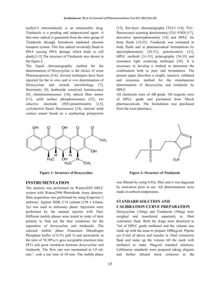 HPLC method development and validation for simultaneous estimation of ...