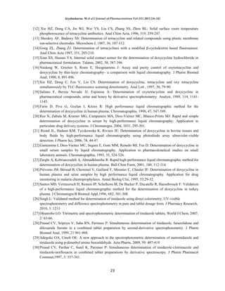 HPLC method development and validation for simultaneous estimation of ...