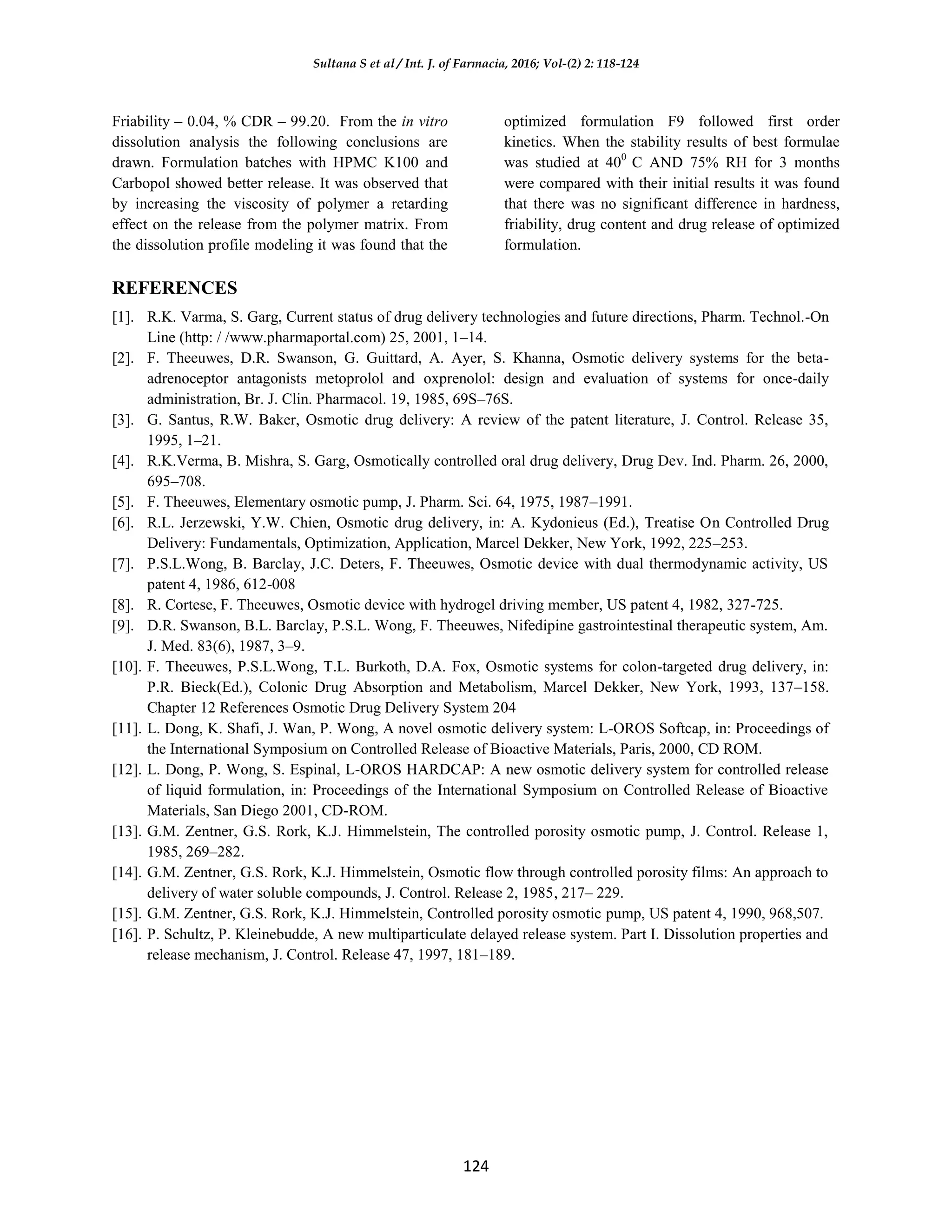 Formulation And Evaluation Of Osmotic Tablets Of Ranolazine Pdf