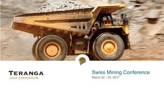 teranga gold swiss mining presentation | PDF