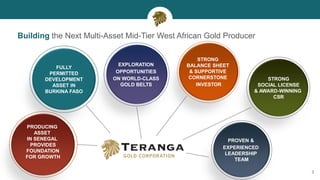 teranga gold swiss mining presentation | PDF