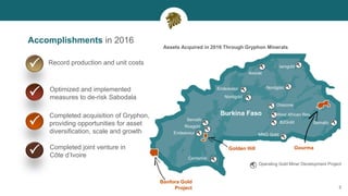 teranga gold swiss mining presentation | PDF