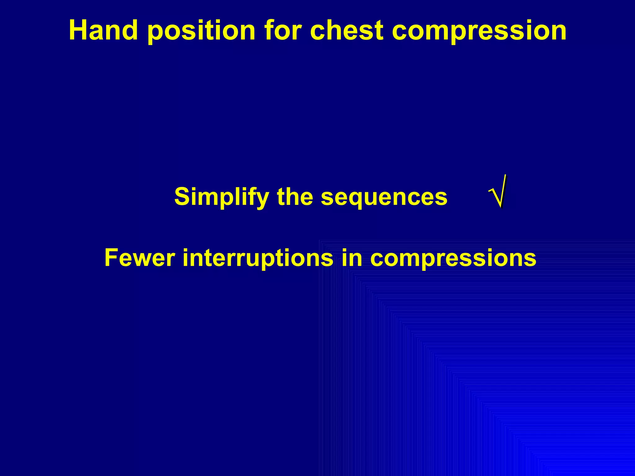 Resuscitation Guidelines 2005 - what’s new and why? | PPS