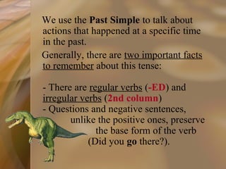 03 01 t he past simple | PPT
