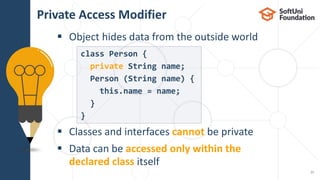 20.3 Java encapsulation | PPTX