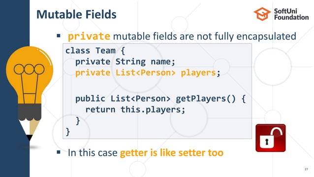 20.3 Java encapsulation | PPTX