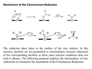Clemmensen reduction- Heterocyclic and Organic chemistry- As per PCI ...