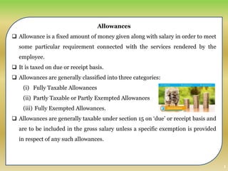 INCOME TAX LAW & PRACTICE - ALLOWANCES | PPTX