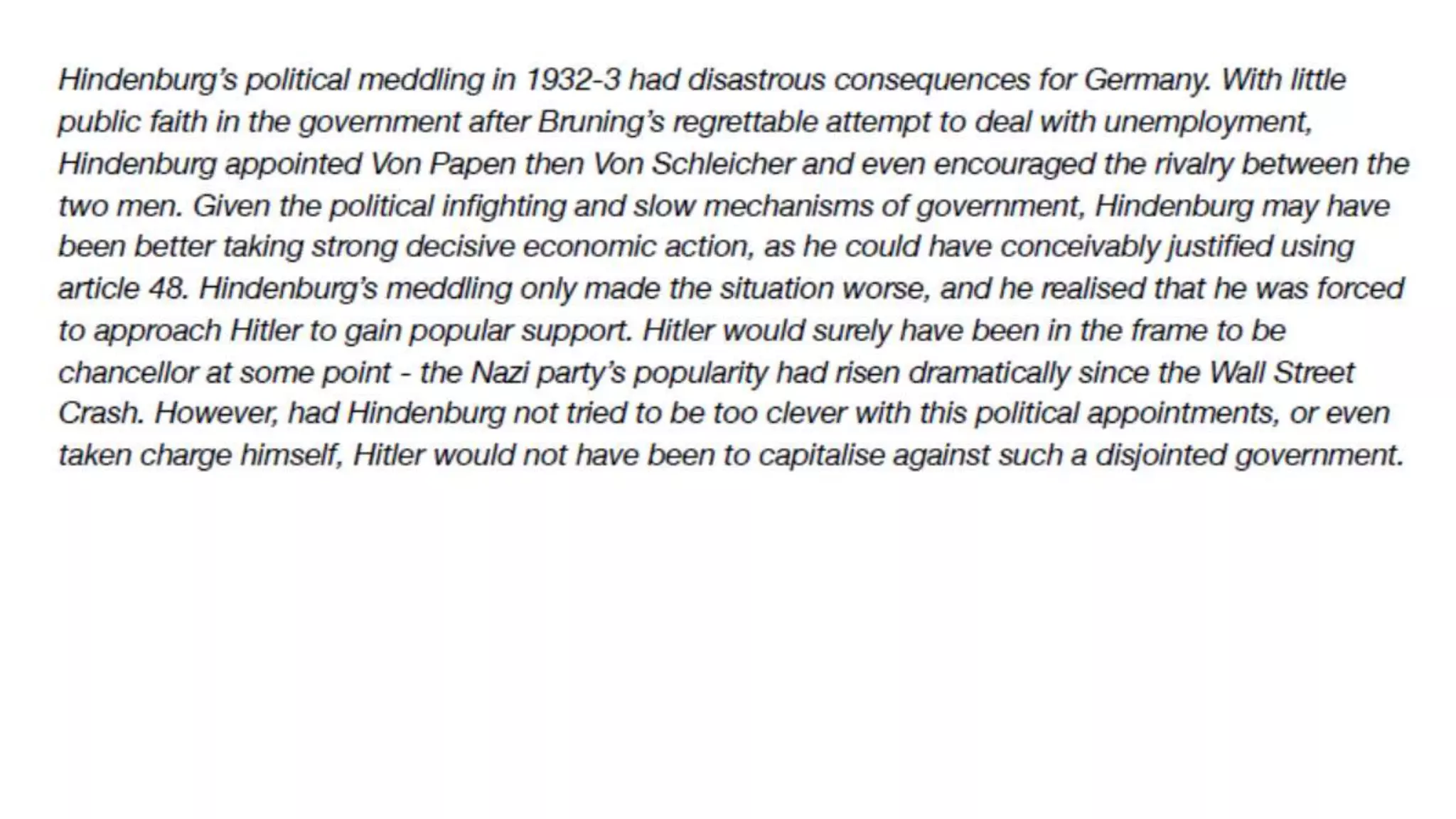 HISTORY IGCSE REVISION - MODEL PAPER 4 - HITLER DOMINATING GERMANY BY ...