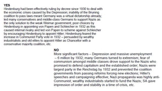 HISTORY IGCSE REVISION - MODEL PAPER 4 - HITLER DOMINATING GERMANY BY ...