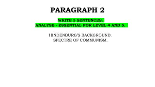 HISTORY IGCSE REVISION - MODEL PAPER 4 - HITLER DOMINATING GERMANY BY ...