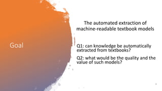 Order out of Chaos: Construction of Knowledge Models from PDF Textbooks | PPTX