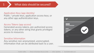 JavaScript App Security: Auth and Identity on the Client | PPT