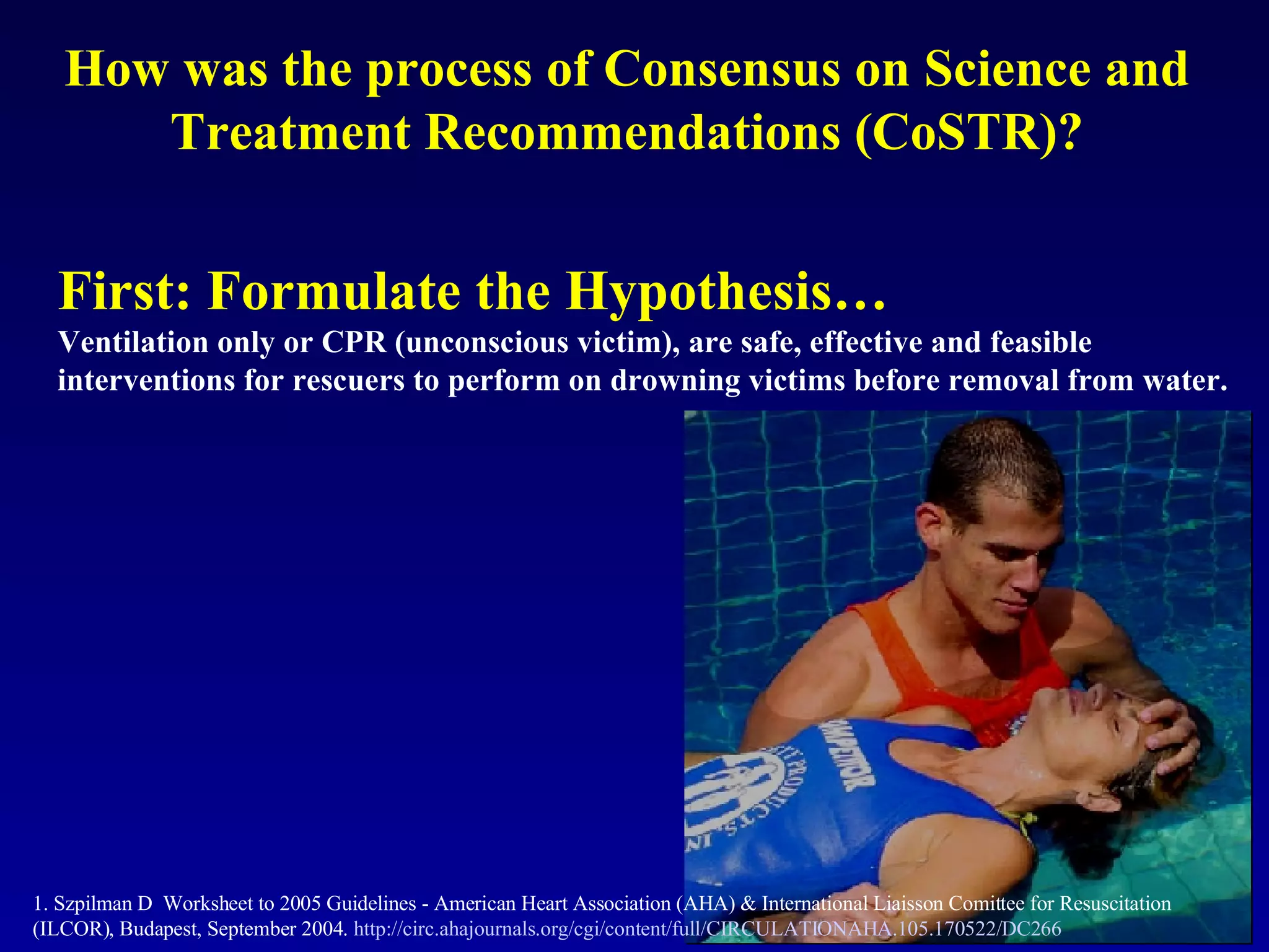 In-water resuscitiation: What are the highlights and pitfalls? | PPS