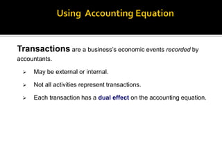 03.the accounting equation | PDF