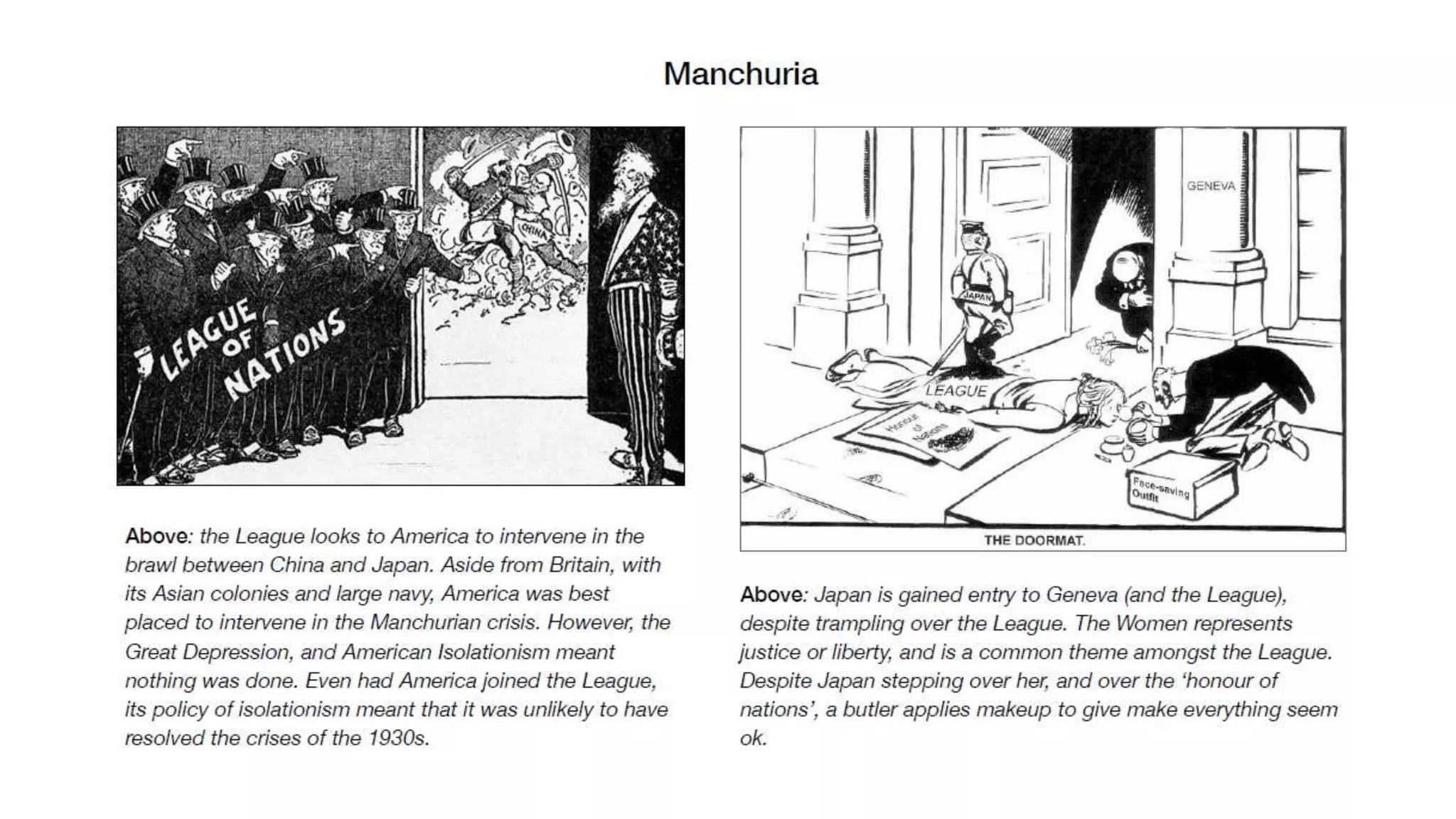 REVISION LEAGUE OF NATIONS - CARTOONS | PPTX