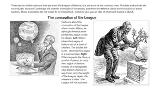 League Of Nations Cartoon