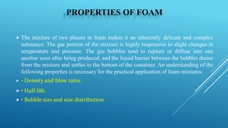 Foam technology of finishing | PPTX