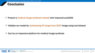 Medical Image Synthesis with Improved Cycle-GAN: CT from CECT | PDF