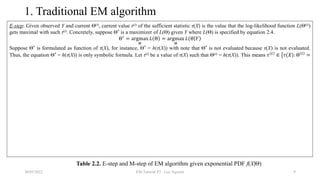 Tutorial on EM algorithm – Part 2 | PPT
