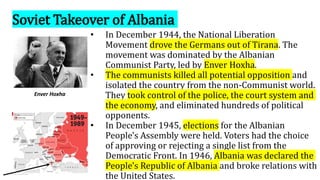 03. SOVIET CONTROL OF EASTERN EUROPE: Country by country takeover | PPTX