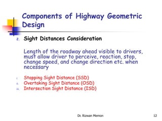 03. Highway Planning and highway components.pptx