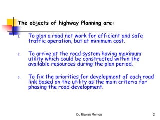 03. Highway Planning and highway components.pptx