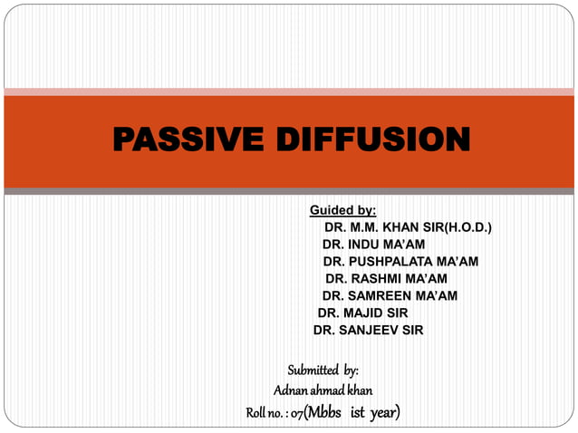 03. PASSIVE DIFFUSION .... Adnan ahmad khan.pptx