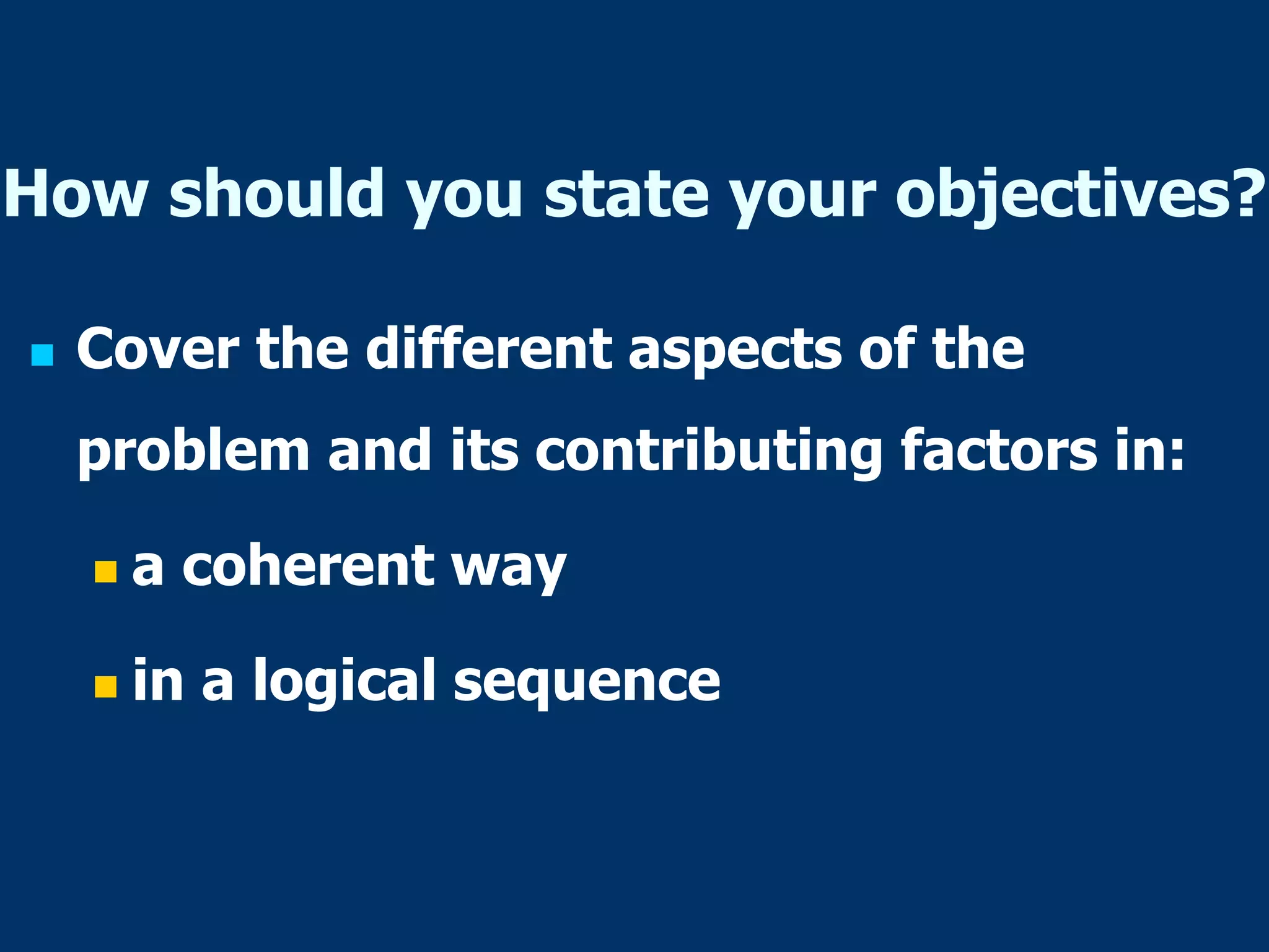 03. Formulation of objectives.ppt