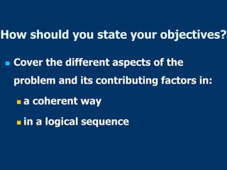 03. Formulation of objectives.ppt