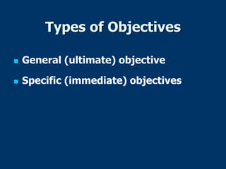 03. Formulation of objectives.ppt