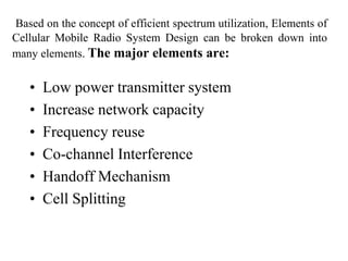 03. Chapter- Three Elements of Cellular Radio System Design1.pdf | Computer Networking | Computing