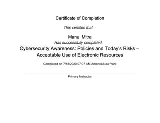 03. Cybersecurity Awareness | PDF