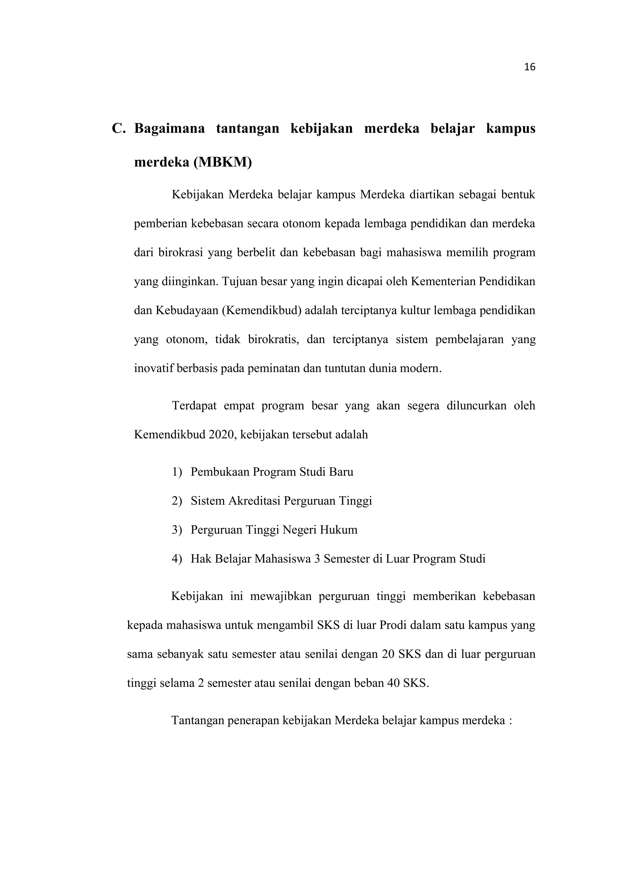 Konsep dan implementasi kurikulum Merdeka belajar kampus Merdeka | PDF