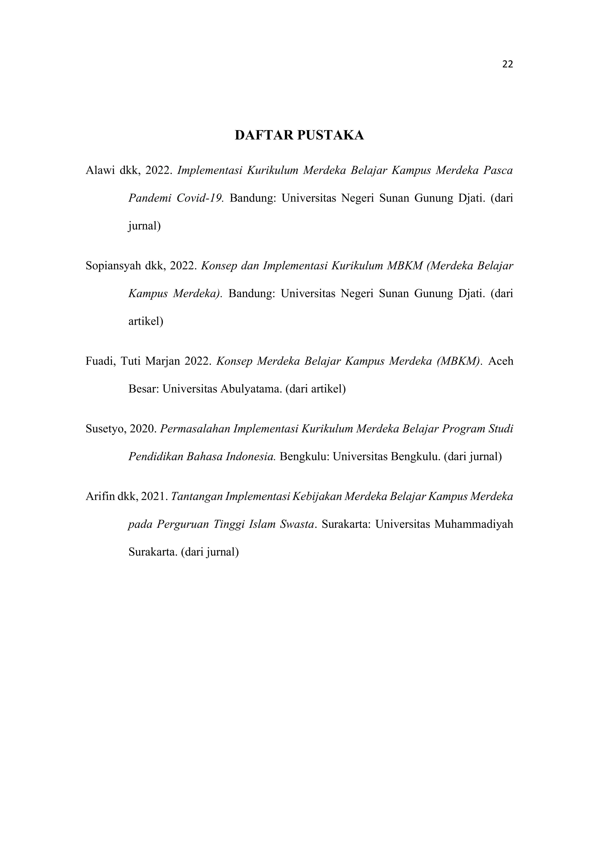 Konsep dan implementasi kurikulum Merdeka belajar kampus Merdeka | PDF