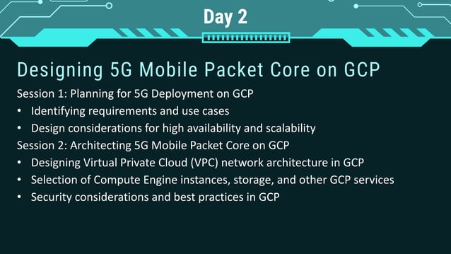 Deploying 5G Packet Core on GCP - Table of Content by TelcoLearn | PDF ...