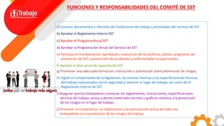 COMITE SEGURIDAD Y SALUD EN EL TRABAJO SST | PDF
