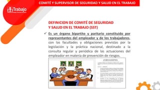 COMITE SEGURIDAD Y SALUD EN EL TRABAJO SST | PDF