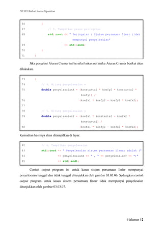 03.03. Menentukan Penyelesaian Sistem Persamaan Linear Dua Variabel ...