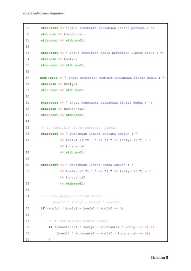 03.03. Menentukan Penyelesaian Sistem Persamaan Linear Dua Variabel ...