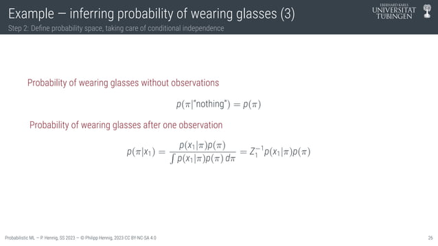 Probabilistic Machine Learning - Continuous Variables | PPT