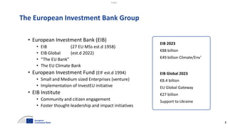 The European Investment Banks’ Water Projects in EaP countries | PPT